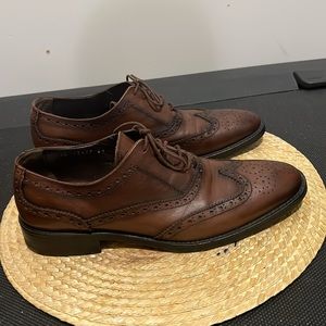 Harry Rosen | Shoes | Harry Rosen Leather Oxford Wingtip Dress Shoes ...